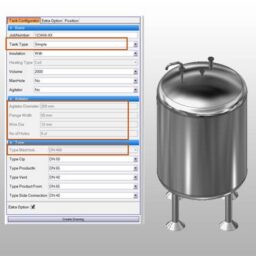 Inventor iLogic Configurator for Storage Tank | HitechDigital